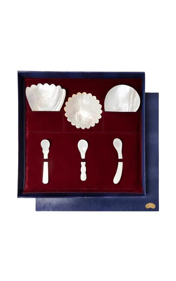 GOHAR WORLD The Mother Of All Pearls Serving Set - Multi