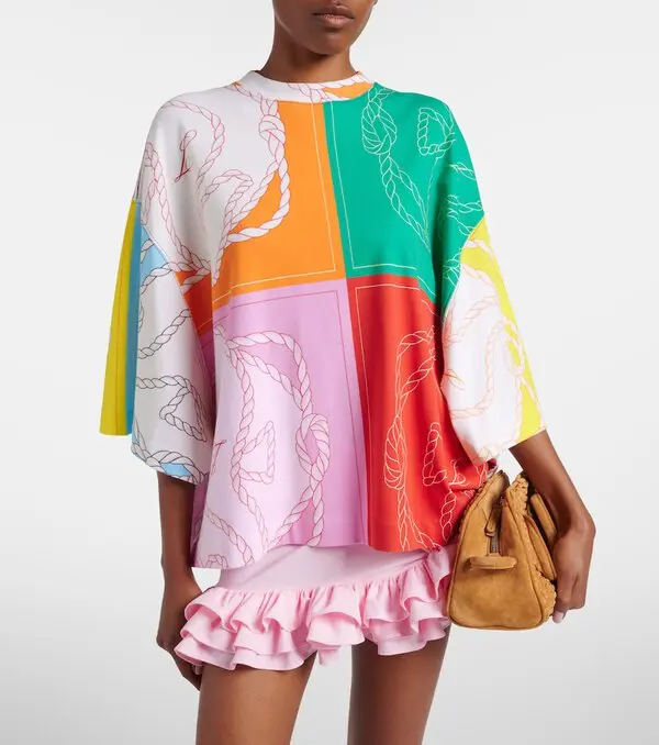 Jacquemus Hippocampe" Printed Cotton Jersey T-shirt - Multicoloured