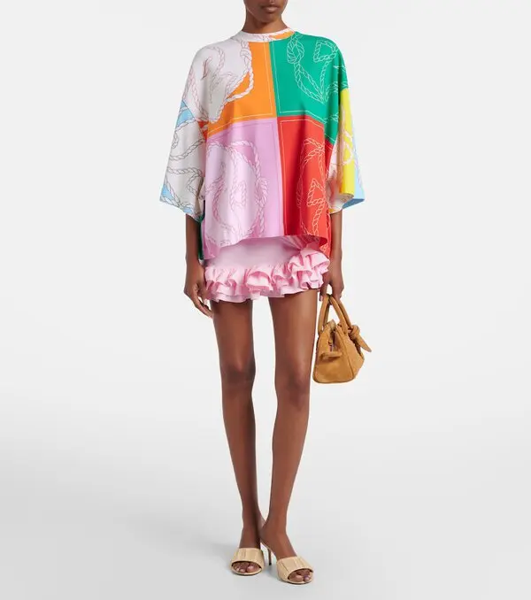 Jacquemus Hippocampe" Printed Cotton Jersey T-shirt - Multicoloured