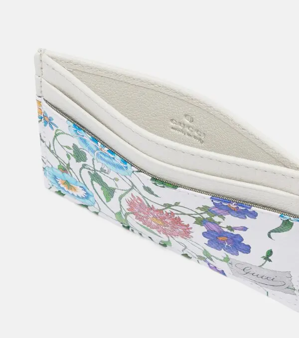 Gucci Flora Canvas Card Holder