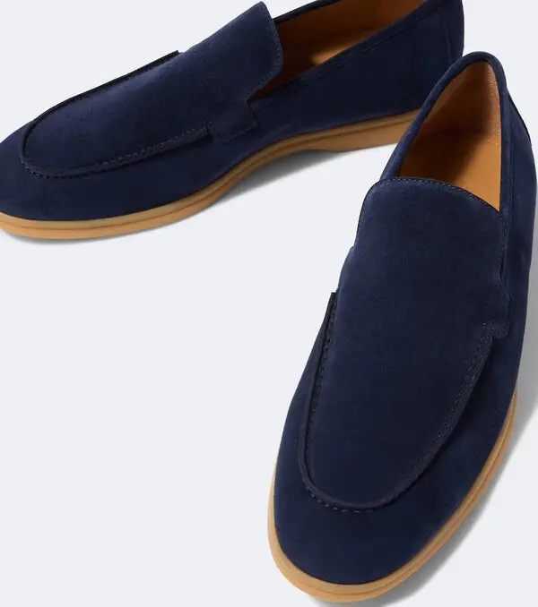 Eleventy Suede Loafers - Blue