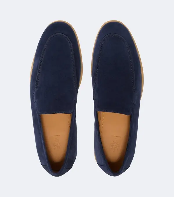 Eleventy Suede Loafers - Blue