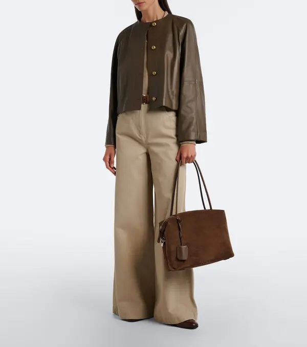 Max Mara Suede Shoulder Bag