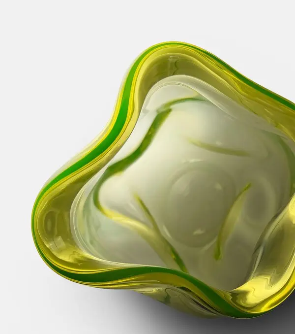 ALEXA LIXFELD Meteorite Glass Vase - Green