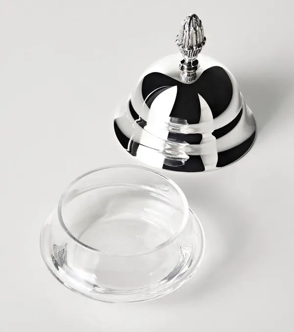 Christofle Malmaison -plated Butter Dish