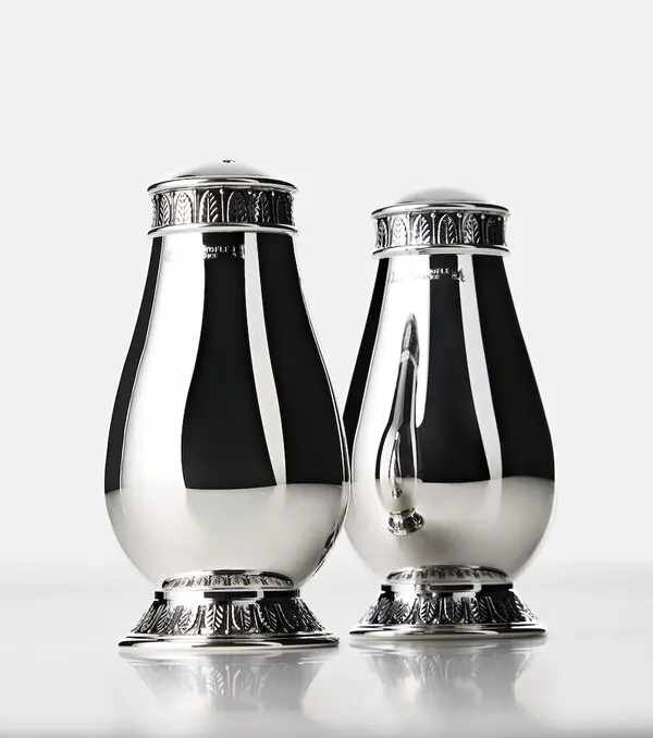 Christofle Malmaison -plated Salt And Pepper Shakers