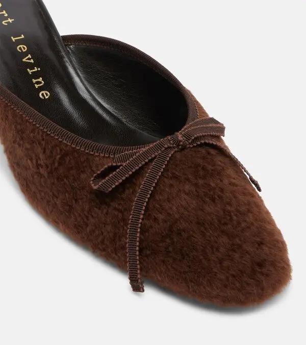 HERBERT LEVINE Shearling Mules
