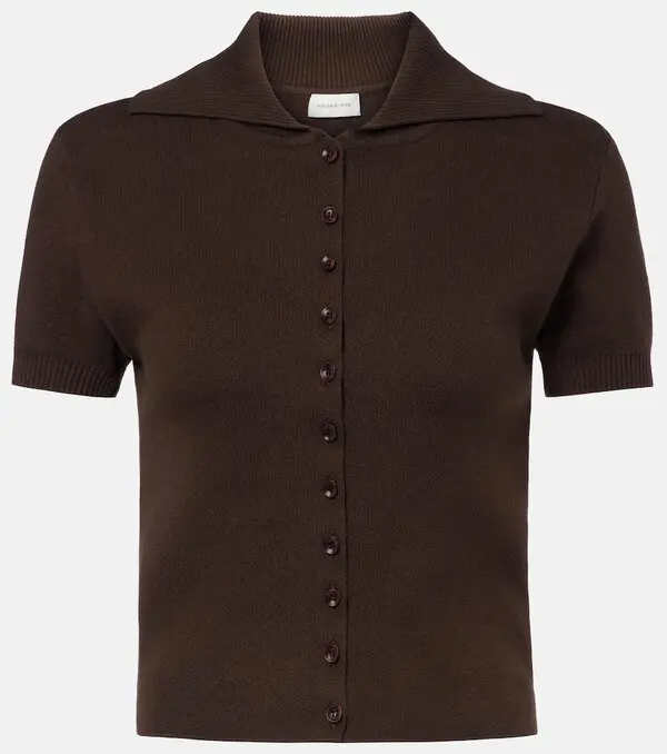 Magda Butrym Cotton And Cashmere Cardigan