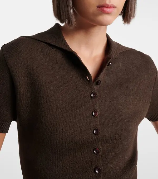 Magda Butrym Cotton And Cashmere Cardigan