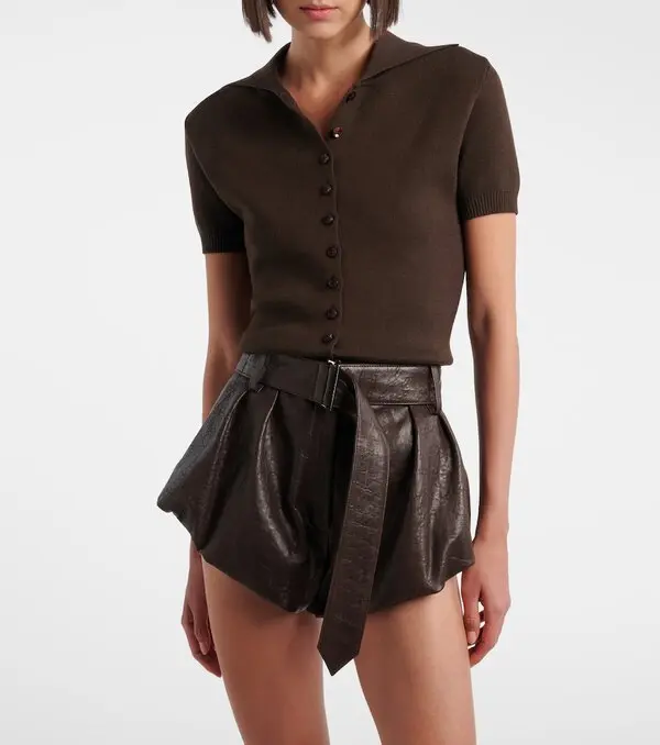 Magda Butrym Cotton And Cashmere Cardigan