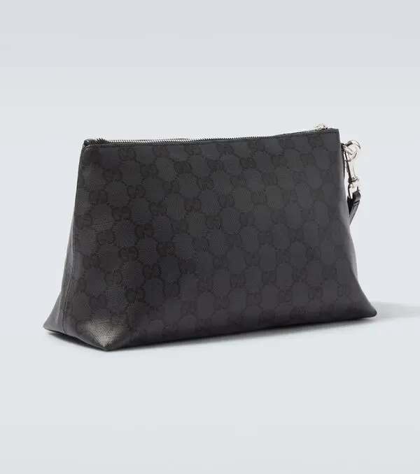 Gucci Small Gg Canvas Pouch