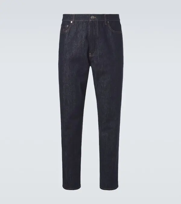 Brunello Cucinelli Mid-rise Slim Jeans