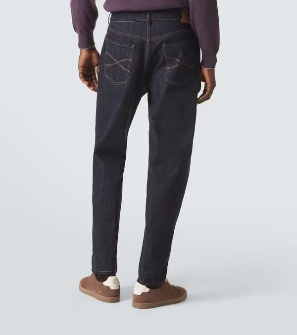 Brunello Cucinelli Mid-rise Slim Jeans
