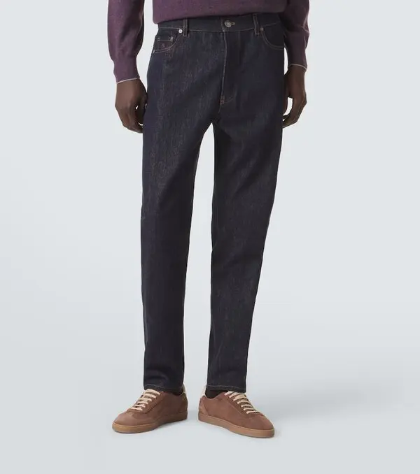 Brunello Cucinelli Mid-rise Slim Jeans