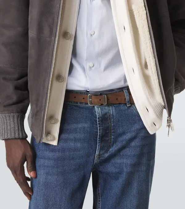 Brunello Cucinelli Suede Belt
