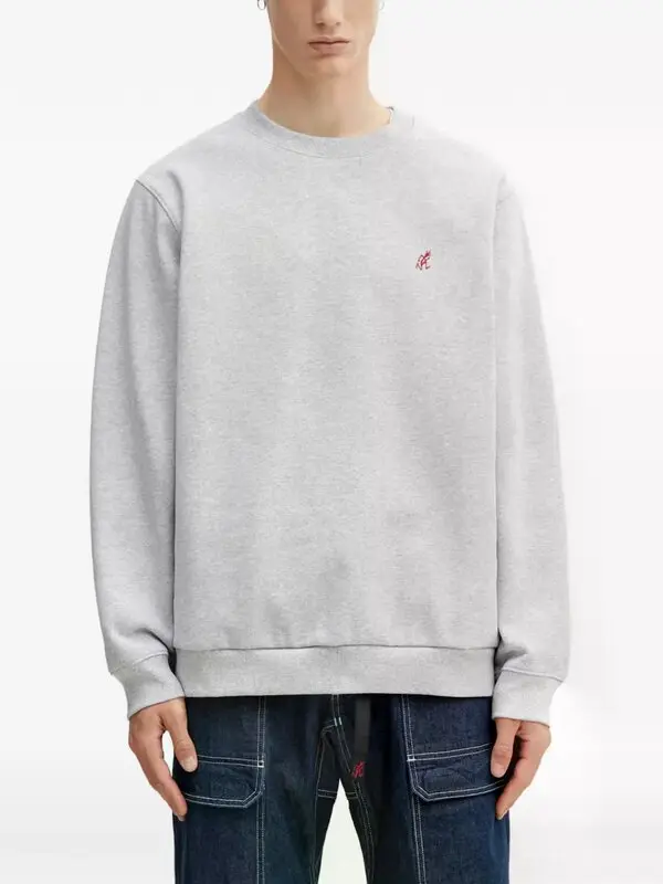 Gramicci Embroidered Logo Crew Neck Sweater - Grey