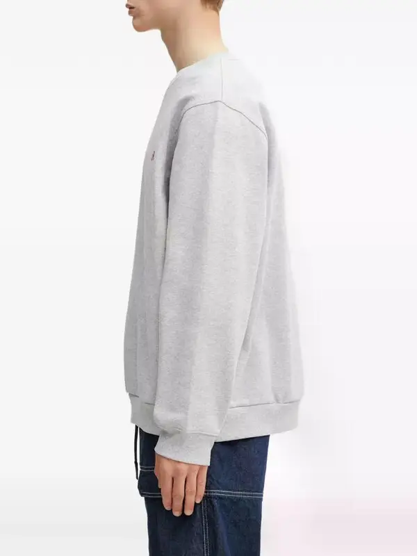 Gramicci Embroidered Logo Crew Neck Sweater - Grey