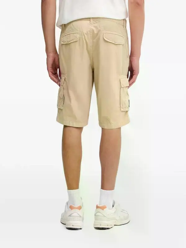 AERONAUTICA MILITARE Cargo Shorts With Logo Plaque