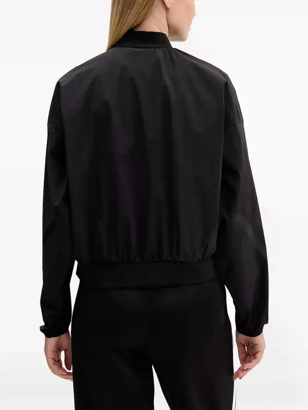 Adidas Zne Logo-print Zip-up Jacket - Black