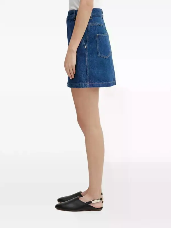 Maison Kitsuné Logo-patch Mini Skirt