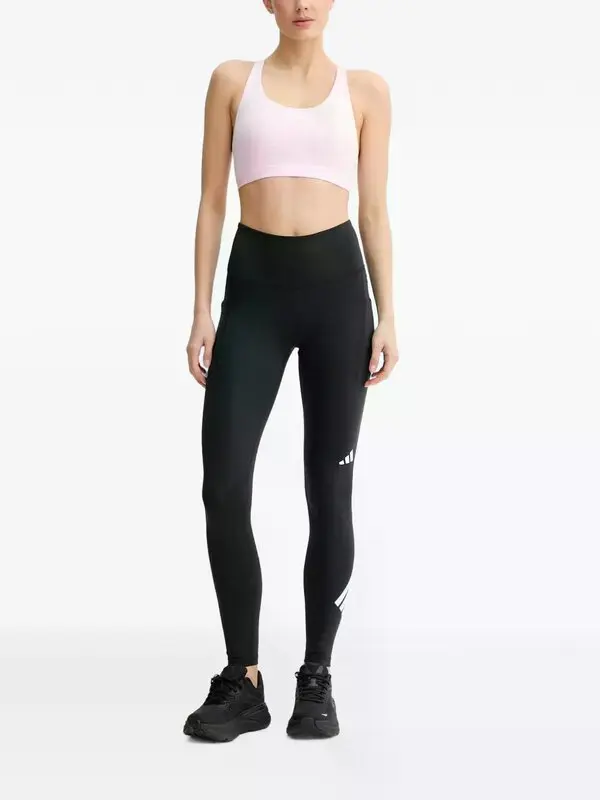 Adidas Logo-print Panelled Leggings