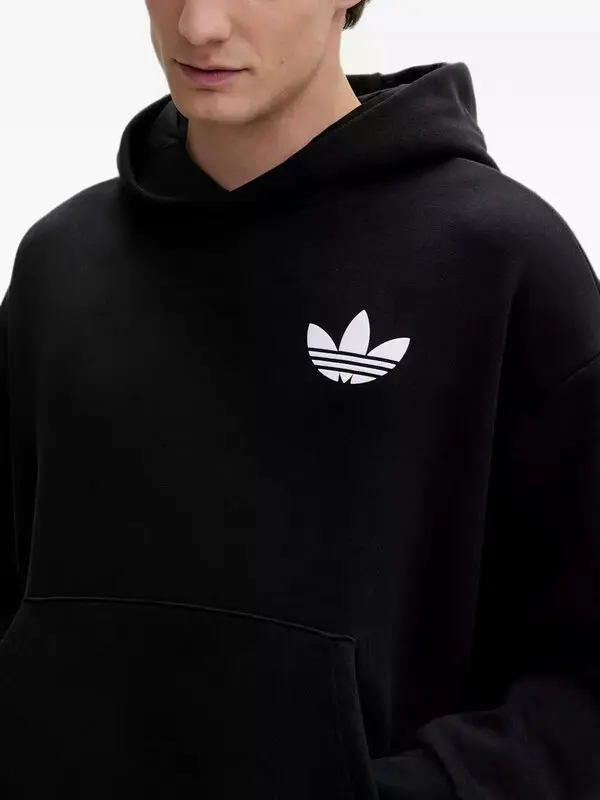Adidas World Wide Hoops Logo-print Hoodie