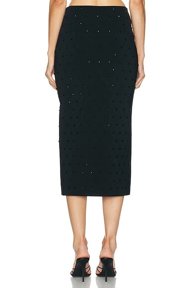 Carolina Herrera Embellished Midi Pencil Skirt
