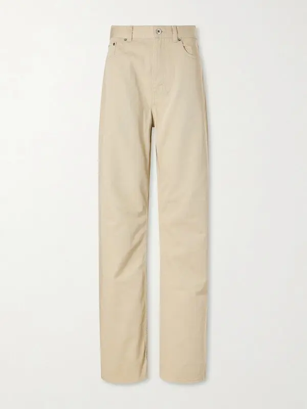 JW Anderson Mid-rise Straight-leg Jeans - Neutrals