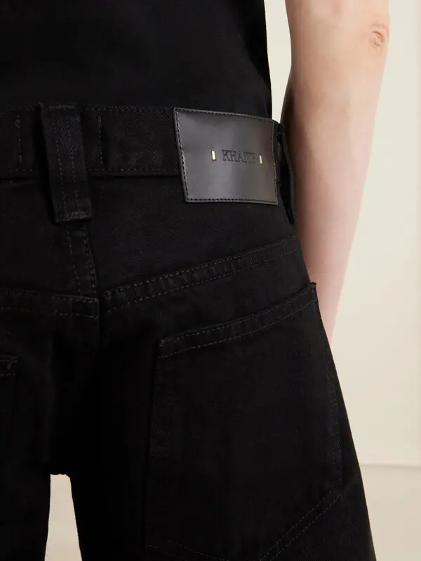 Khaite Kinga Straight-leg Denim Culottes