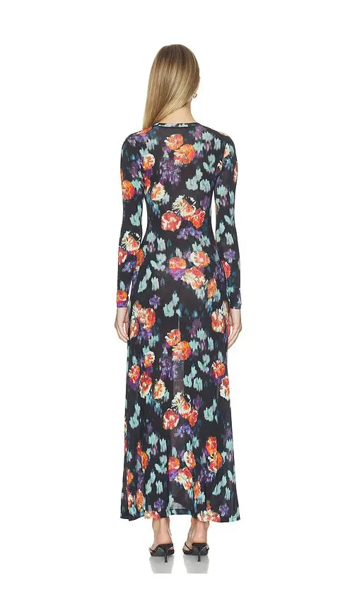 Ulla Johnson Amari Longsleeve Jersey Dress - Multi