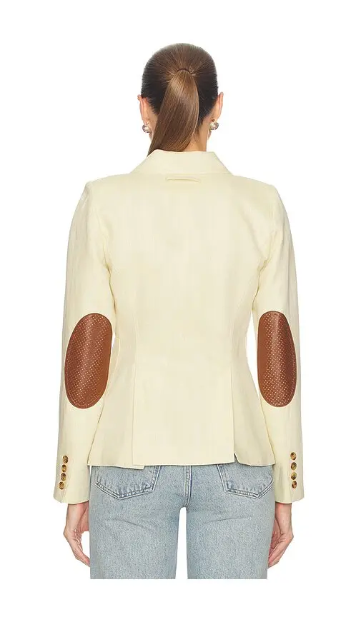 Smythe Patch Pocket Duchess Blazer - Yellow
