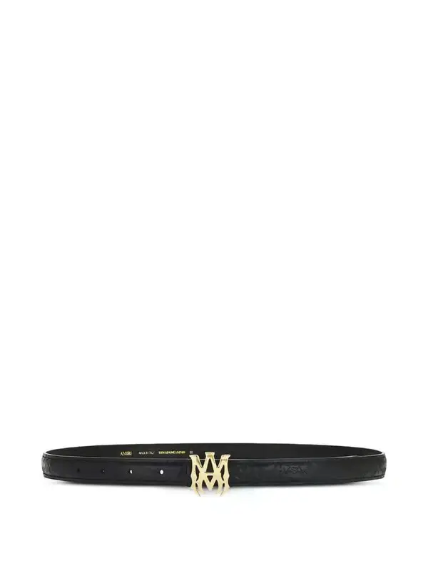 Amiri Logo Buckle Belt
