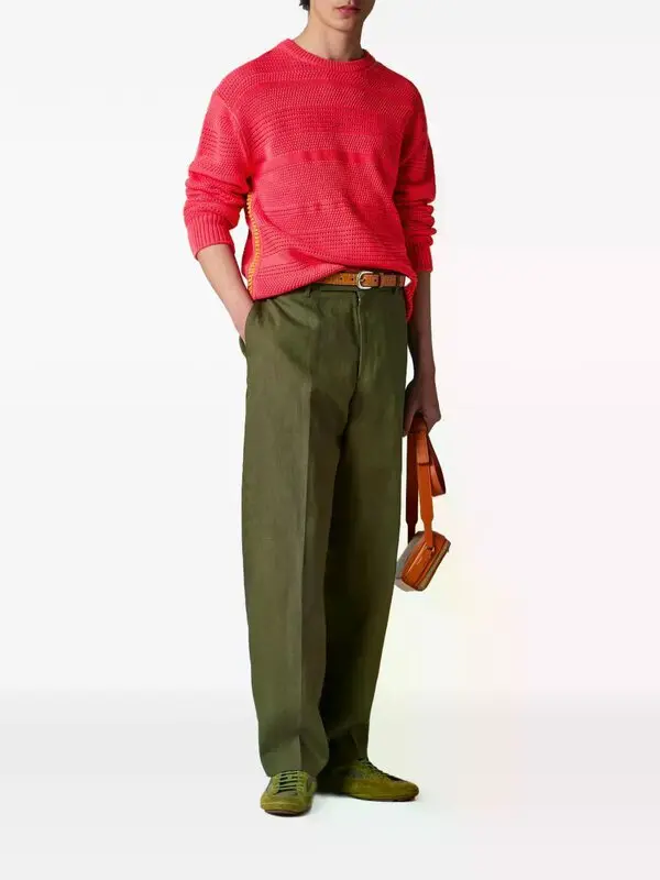 Paul Smith Open-knit Striped Sweater