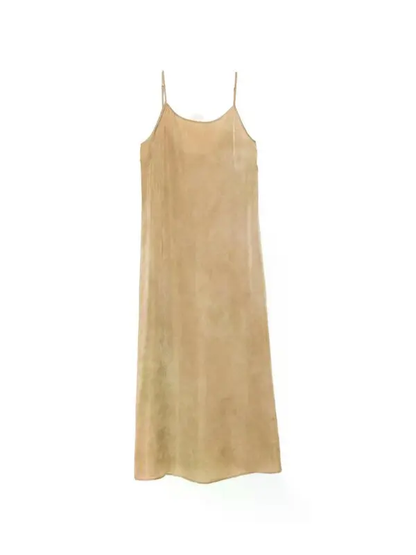 UMA WANG Anaya Spaghetti-strap Dress - Neutrals