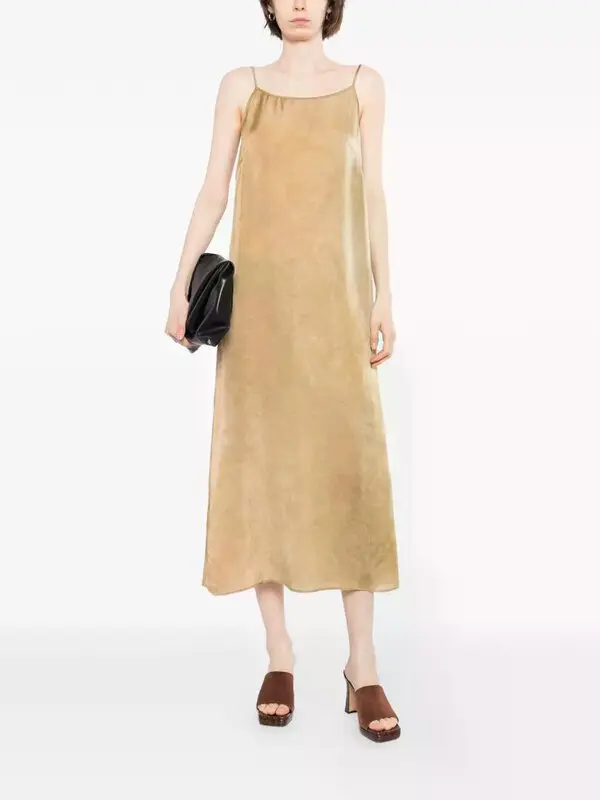 UMA WANG Anaya Spaghetti-strap Dress - Neutrals