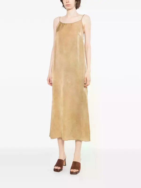 UMA WANG Anaya Spaghetti-strap Dress - Neutrals