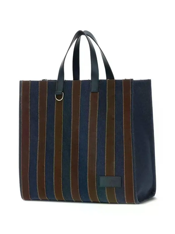 Fendi Pequin Stripe Tote Bag