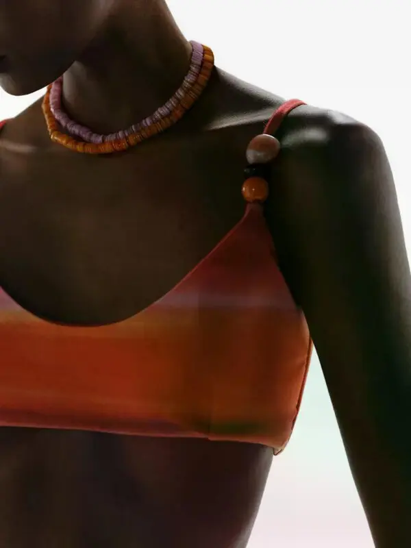 BAOBAB Itala Bikini Top With Resin Stone Embellishments