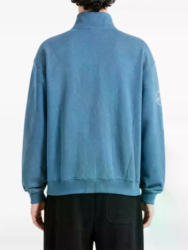 MALBON Quarter-zip Sweater - Blue