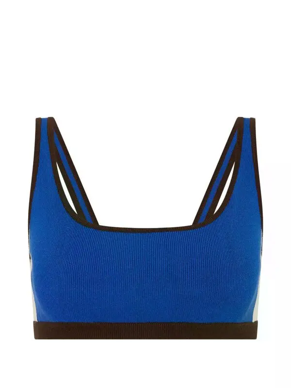 The Upside Montage Rory Scoop-neck Sports Bra - Blue