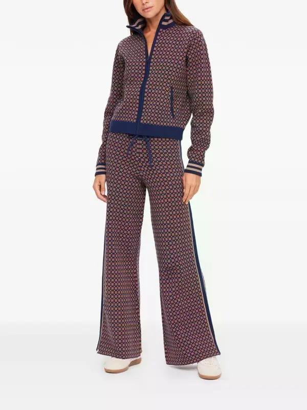 The Upside Lumiere Geometric-pattern Track Pants