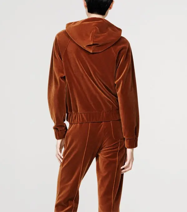TOM FORD Velour Zip-up Hoodie