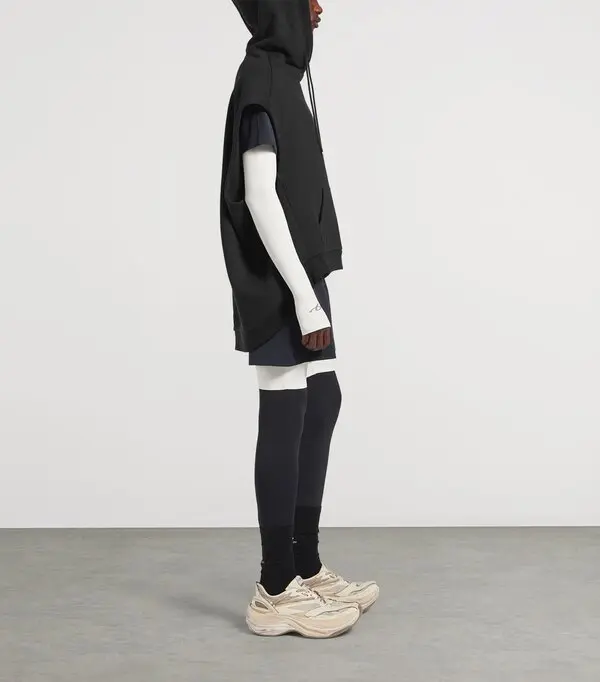 Balenciaga Sleeveless Cotton Hoodie