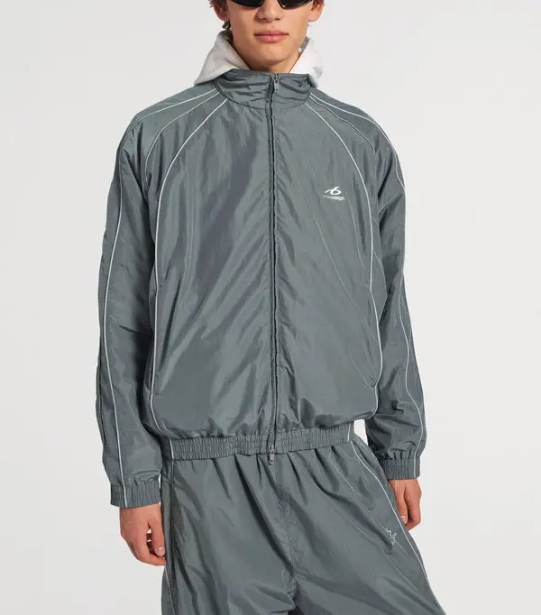 Balenciaga Technical Zip-up Jacket - Grey