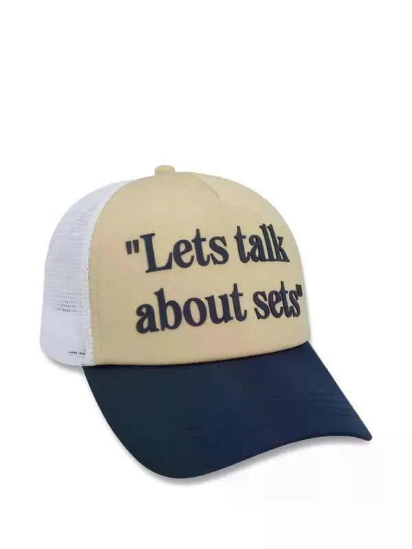 FILA Slogan Print Mesh-back Cap - Neutrals