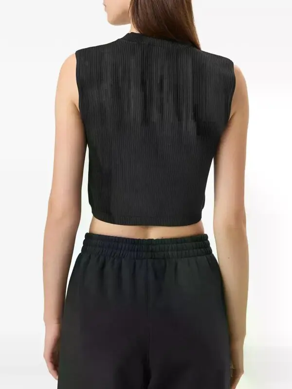 FILA X Hailey Ribbed V-neck Cropped Vest