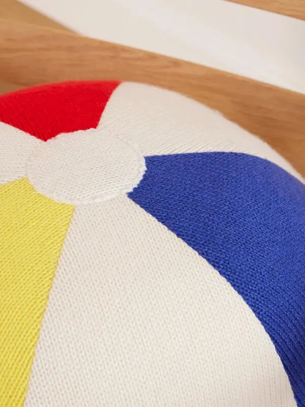 THE ELDER STATESMAN Beachball Patchwork-cashmere Plushie