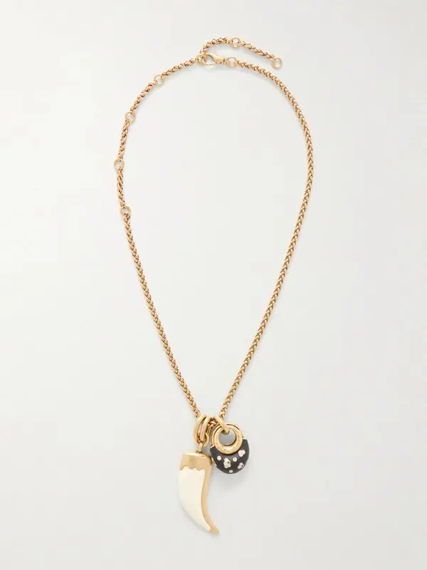 Maison Mayle Niki Horn Of Plenty Necklace - Multi