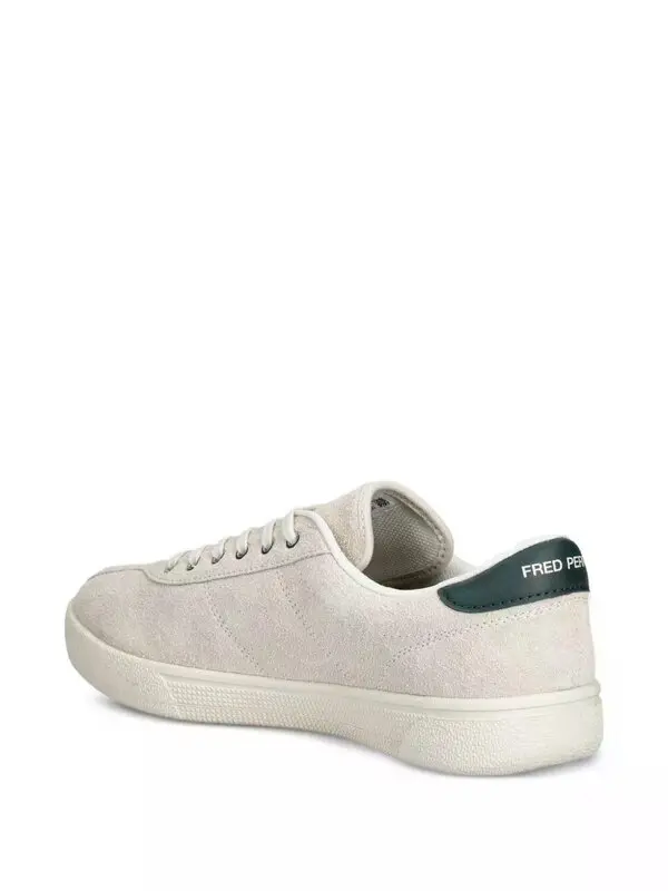 Fred Perry Suede Embroidered Sneakers
