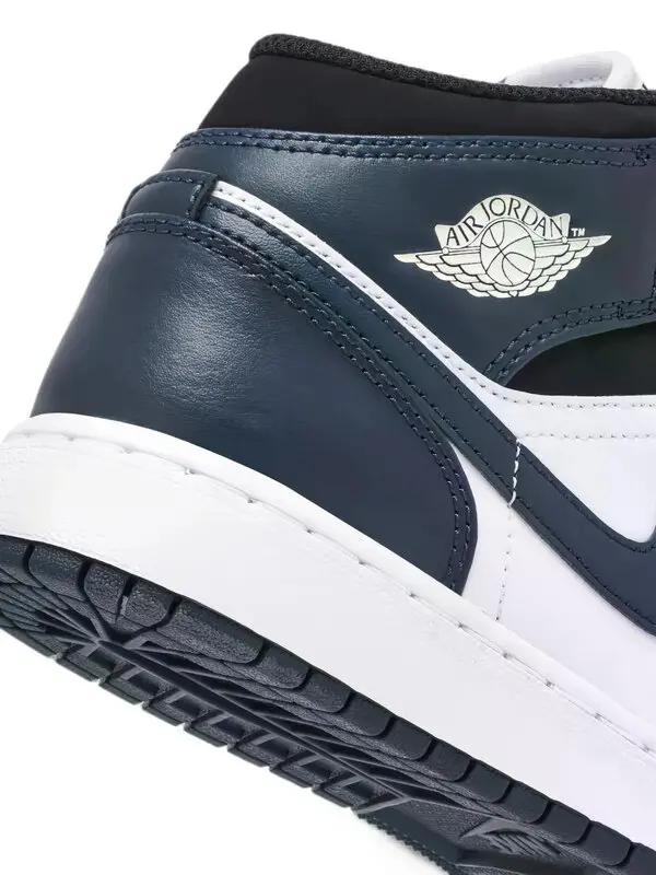 JORDAN 1 Mid High-top Sneakers - Blue